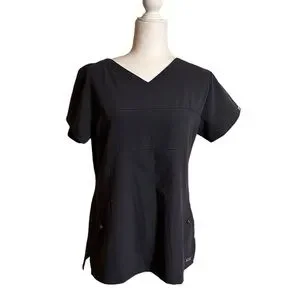 Grey's Anatomy | Tops | Greys Anatomy Slate Gray Scrub Top | Poshmark